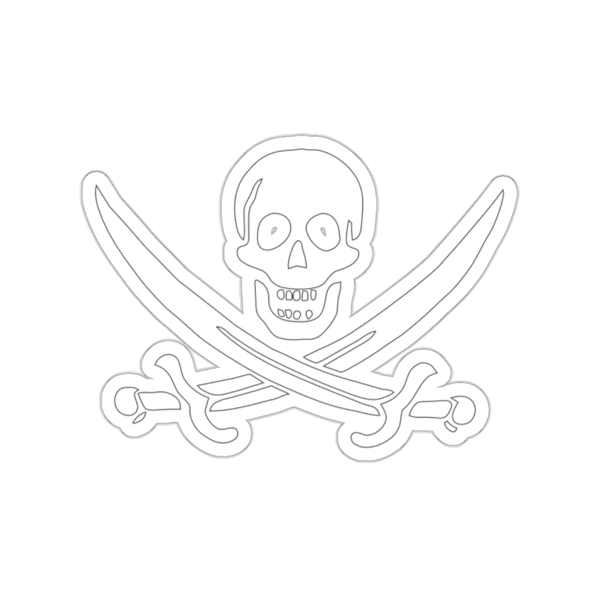 Sticker - Jolly Roger – Danger Charters Island Store